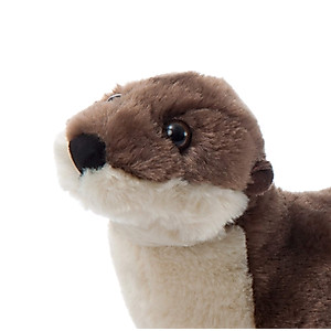 The Petting Zoo River Otter Stuffed Animal Running, Gifts for Kids, Wild Onez Zoo Animals, Running River Otter Plush Toy Running 18 inches