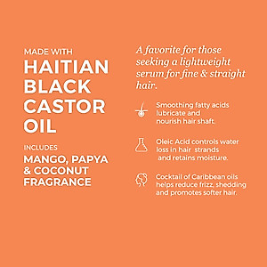Kreyol Essence - Haitian Black Castor Oil for Skin and Hair, Glass Bottle - Fuller-Looking Hair, Hexane Free, Natural Humectant