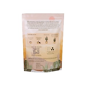 IvyMay Dunes Succulent Soil ― Organic Cactus Soil Potting Mix for Succulents, Ready to Use Potting Soil Indoor Plants with Perlite, Pumice, Earthworm Castings, Essential Oils ― 5 qt