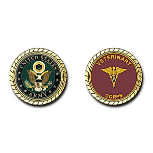 US Army Veterinary Corps Challenge Coin