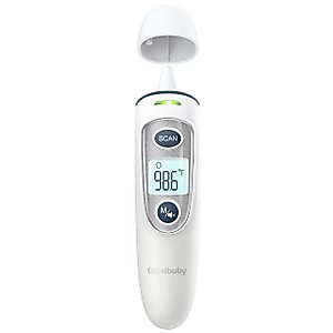 Ear Thermometer for Adults and Kids, Digital Accurate Ear and Forehead Thermometer with Fever Alarm, 1 Second Fast Result, FSA HSA Eligible, Easy to use, 2 in 1 Mode