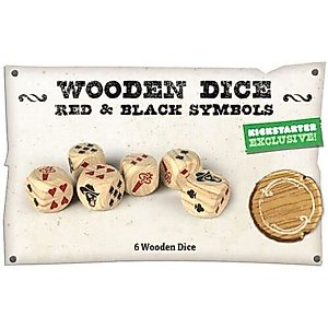 Zombicide: Undead or Alive - Special Wooden Dice Set (Kickstarter Exclusive)…