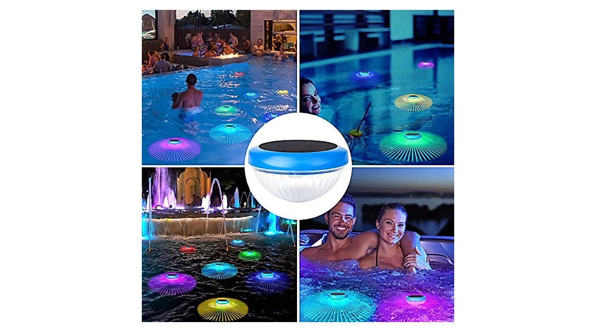 Floating Solar Pool Lights: RGB Color Changing & Waterproof