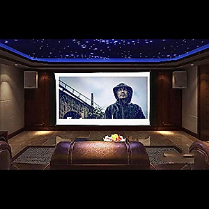 84'' Portable Projector Screen 16:9 White 84 Inch Diagonal Video Projection Screen Foldable Wall Mounted