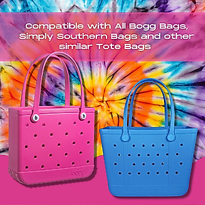 BOGLETS - Flamingo Charm Compatible with Bogg Bags, Simply Southern Totes, and Other Similar Beach Bags (Flamingo)…