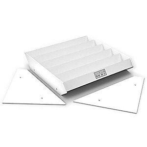 Holder Ink acrylic display stand organizer for tattoo inks, nail polish bottles and other beauty essentials that keeps them organized, secured and ready to use.