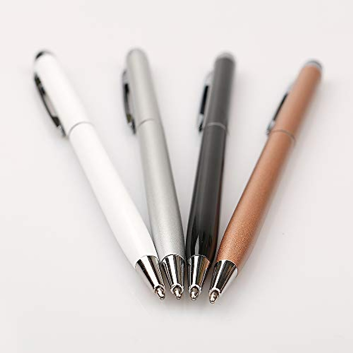 homEdge Stylus Pen and Ink Pen Set of 12 Pack, Universal 2 in 1 Capacitive Stylus Ball Point Pens Compatible with iPad, iPhone, Samsung, Kindle Touch