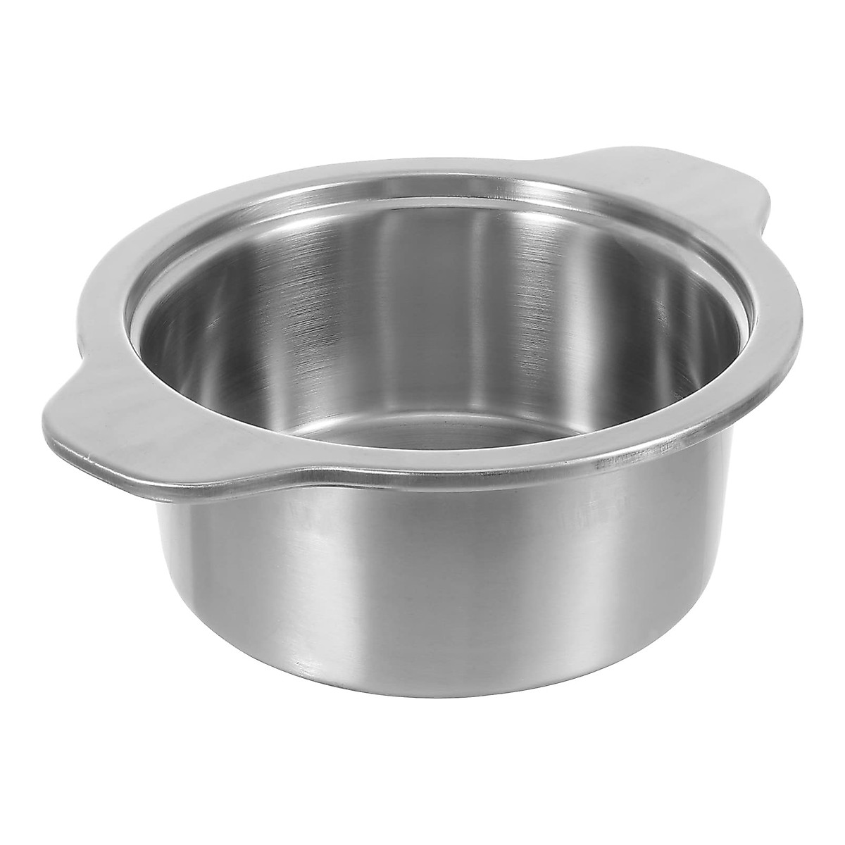 HEMOTON Shabu Hot Pot Stainless Steel Chinese Induction Shabu Pot Soup Bowls Stock Pot for Induction Cooktop Gas Stove (Silver) 24X19X8CM