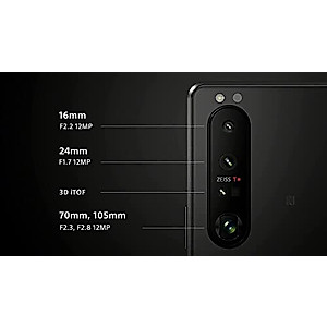 Sony Xperia 1 III XQ-BC72 5G Dual 256GB 12GB RAM Factory Unlocked (GSM Only | No CDMA - not Compatible with Verizon/Sprint) International Version - Frosted Gray