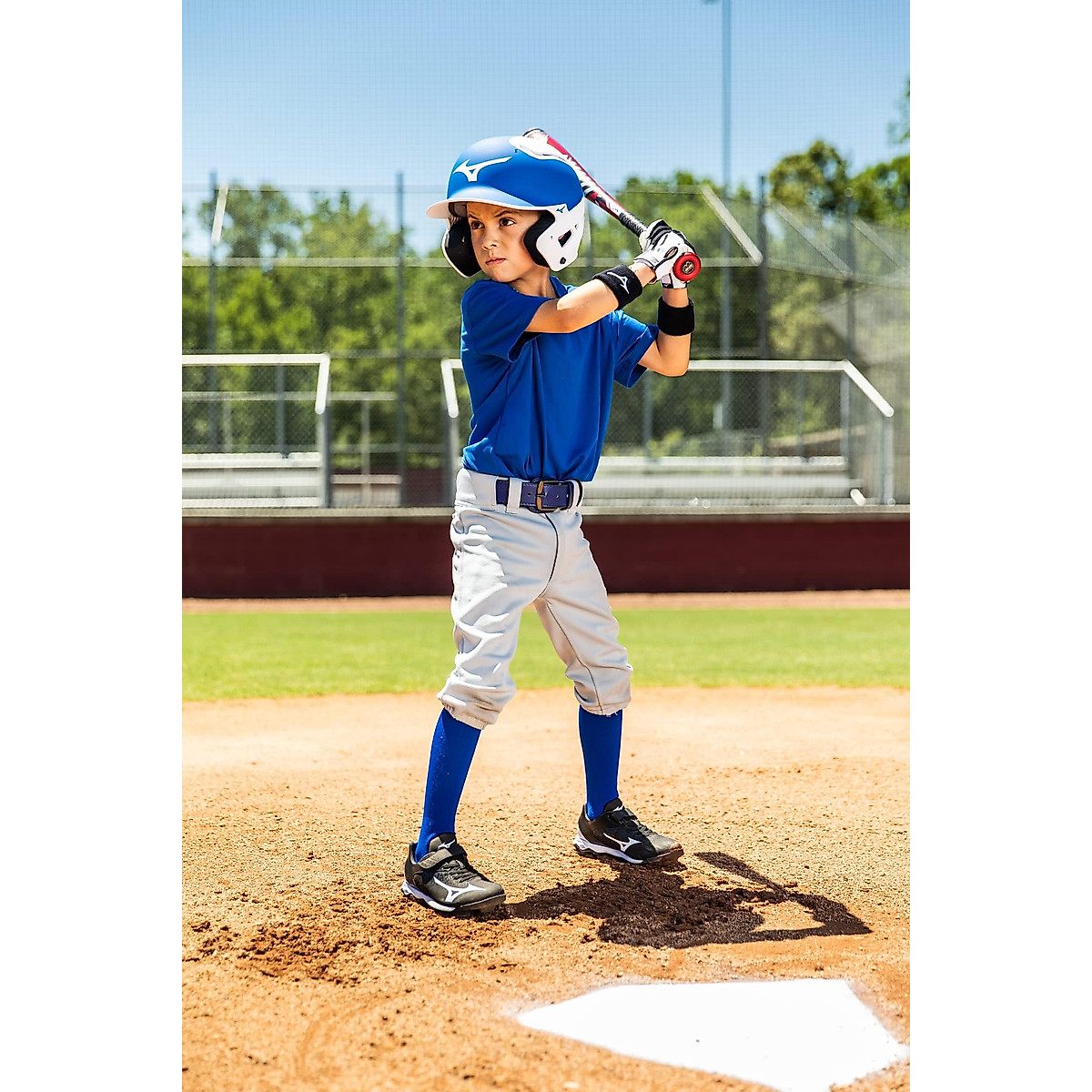 Mizuno Youth Select Short Knicker Baseball Pant, Below the Knee Fit (Grey, XXX-Large)