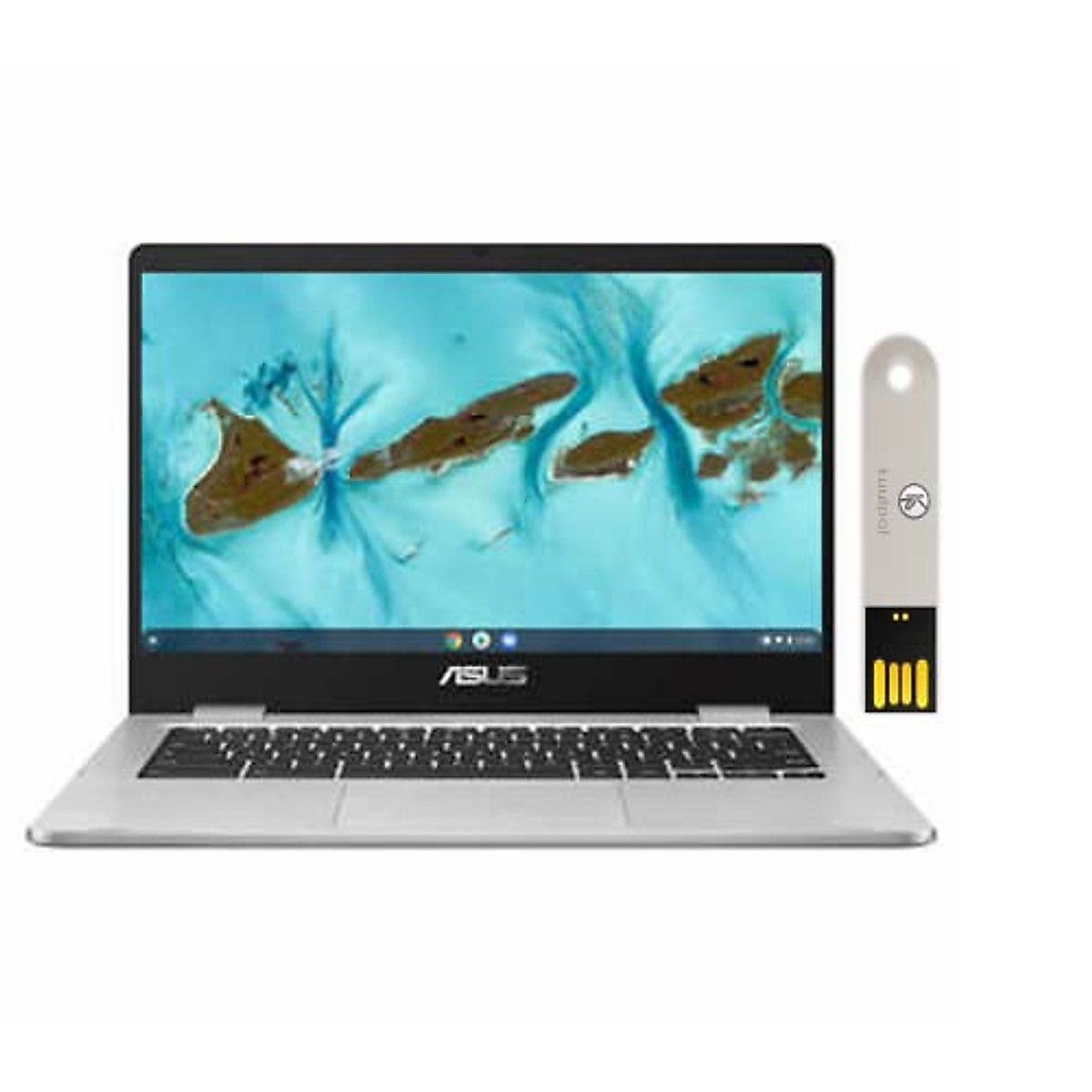 ASUS 14" Chromebook - 4GB Memory - 128GB Storage - Intel Celeron N4020 - 1080p - Kuulpal USB Drive