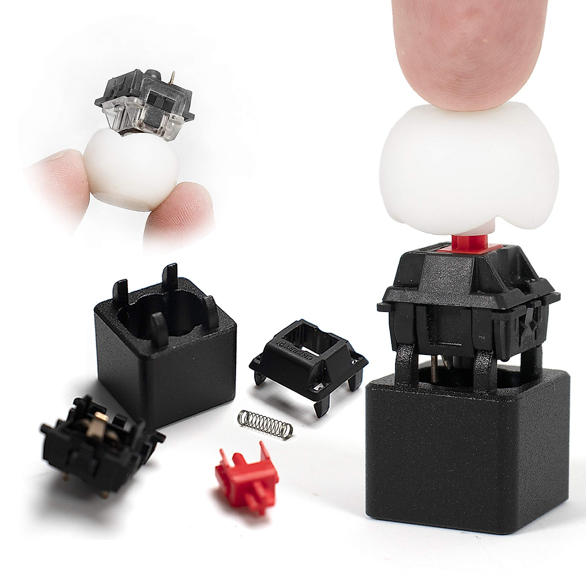 Byhoo Metal Cherry MX Switches Metal Switch Opener Tester Kits for Mechanical Keyboard 3PCS Aluminum Switch Open Tool Suit for Lube Switch Accessories for Gaming Keyboard Gamer…