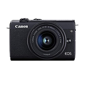 Canon EOS M200 EF-M 15-45mm is STM Kit (Black) (Renewed)