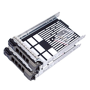 Pack-2, Hard Drive Tray Caddy F238F 0F238F for Dell Poweredge Series 11/12/13 Generation Models 3.5" SAS/SATA R430, R530, R730, T430, T630, R420, R520, R720, T420, T620, R410, R510, R710, T410, T610