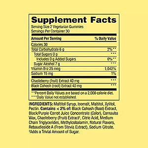 Experience Natural Relief with Spring Valley Menopause Support Gummies - 60 Count (Pack of 2). Includes Luall Fridge Magnetic