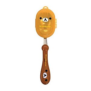 Generic Cute Bear Designed Stainless Steel Spork (Spoon Fork) with Cover (Brown), Medium