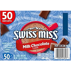 Swiss Miss Milk Chocolate Flavor Hot Cocoa Mix, 1.38 oz. 50-Count