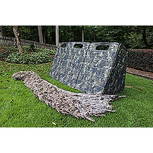 North Mountain Gear Camoflage Netting for Hunting Blinds (Wetland Grass 6FT x 4.5FT)
