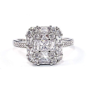 Rings for Women Personalized Metal Full Diamond Microinlaid Zircon Female Ring Jewelry Gifta Good Gift for a Girlfriend, Boyfriend, Family