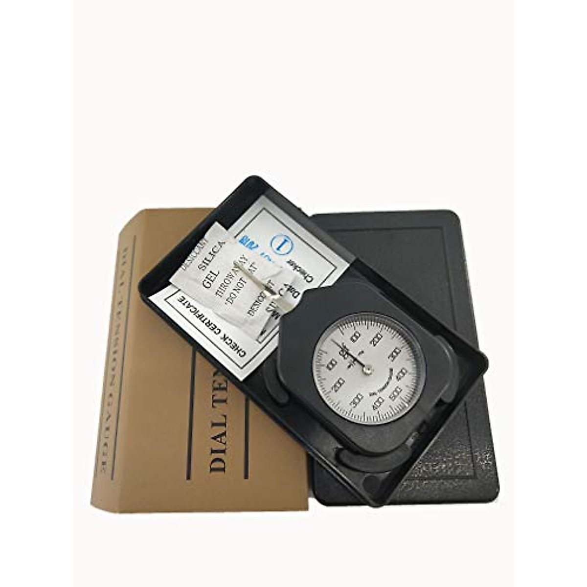 HFBTE ATG-500-1 Single Pointer Tension Meter Gauge Tester with Pocket Size 100-500-100g Measurement Range Gram Force Meter