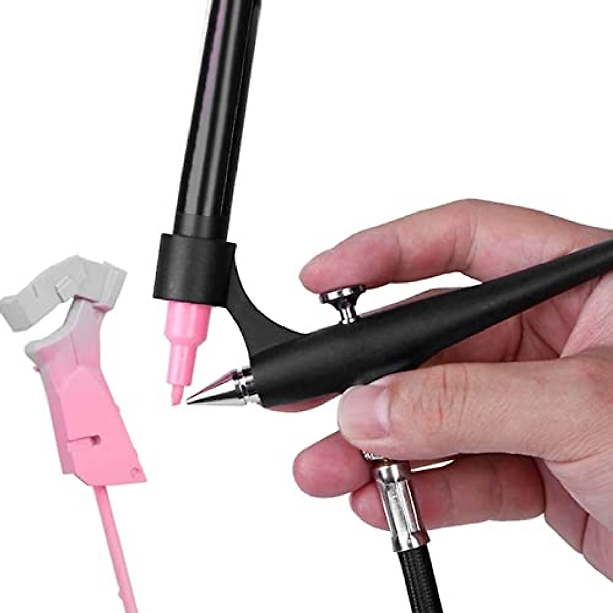 CHEOTIME Marker Airbrush Paint Air Brush, DIY Colouring Accessory Fine Spraying Artistic Tool Creative Air Brush Sprayer Marker Pen Airbrush Premium ABS Airbrush