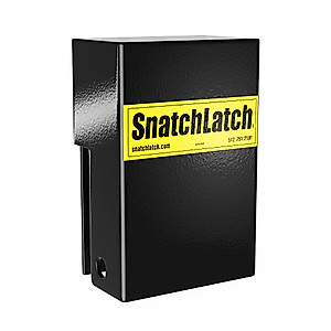 SnatchLatch — Door Lock for Heavy Duty Trailer — Anti Theft Device — for use with CAM BAR Style Latch ONLY — Utility Trailers, Locks for Trailers