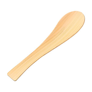 Bamboo Spoons -200 Count Disposable Spoons 5.51" Heavy Duty, Heat Resistant, Compostable Spoons for Eating 100% Biodegradable Renewable Cutlery Bulk for Parties/Picnics/Big Event/Daily Use/Travel