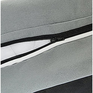 Amazon Basics Memory Foam Bolster Dog Bed, Large (44 x 36 Inches), Grey