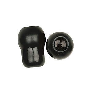 Push On Eartips Color: Black, Size: Small