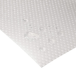 Clear Plastic Shelf Liner, Non-Adhesive Roll for Kitchen, Fridge, Pantry, Drawers (17.5 in x 20 Ft)