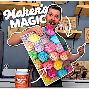 SCORCH MARKER - Maker’s Magic Sealer, All Purpose Glue, Waterbase Glue, Sealer, & Finish for Decoupage, DIY Crafts, & Art Projects, Craft Glue, w/Quickest Dry & Cure Time, Gloss Finish, 8Oz (1 Pack)