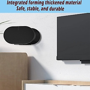 Growalleter Metal Wall Mount for Sonos Era 300 Speaker, Stand Space-Saving Compatible with Era 300 Speaker (Black-2PCS)