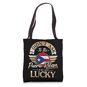 Puerto Rico Flag Souvenirs for Puerto Ricans Men & Women Tote Bag