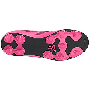 adidas Goletto VIII Firm Ground Soccer Shoe, Team Shock Pink/Black/Black, 13 US Unisex Little Kid