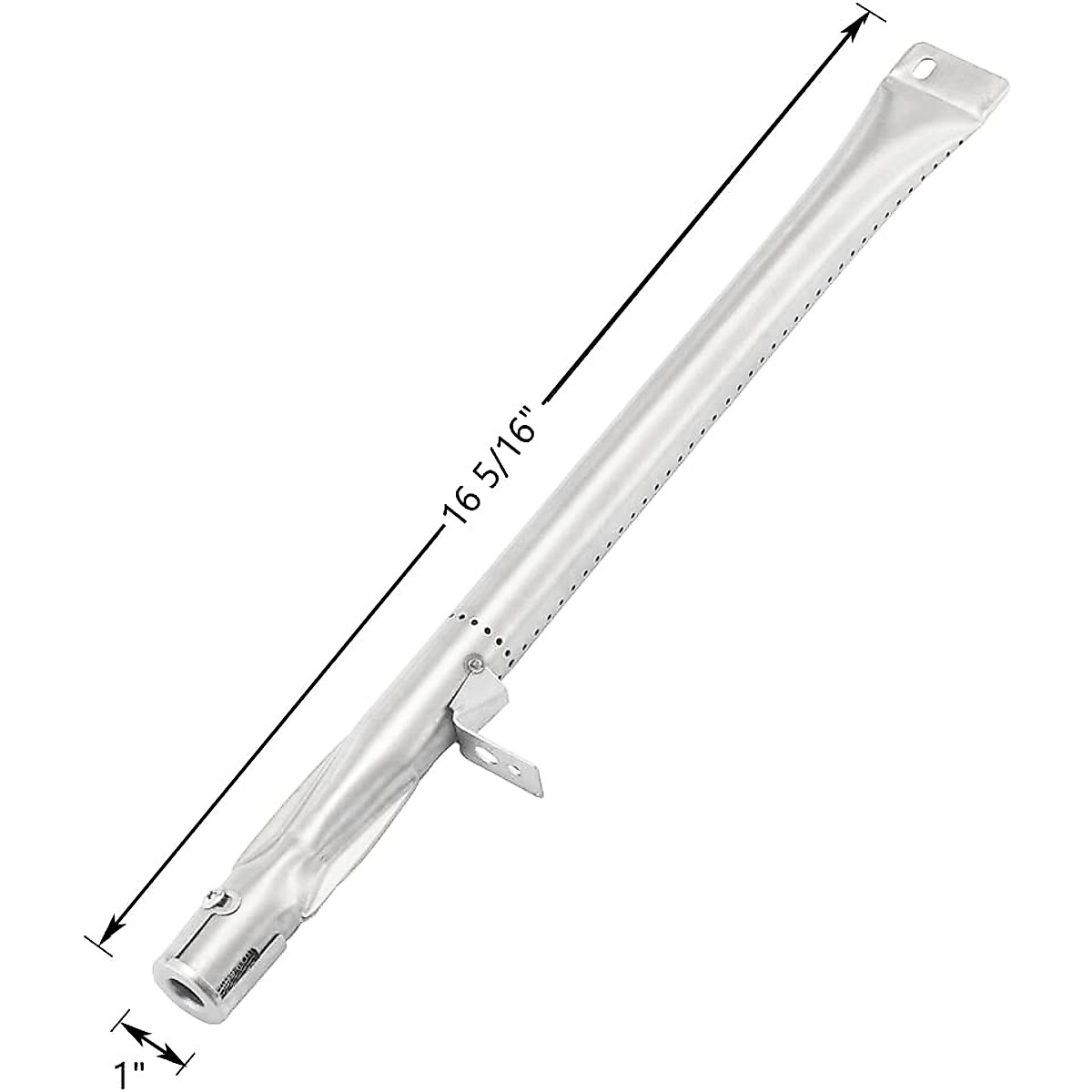 Shengyongh SS99441 (6-Pack) SS14081 (6-Pack) Stainless Steel Heat Plate and Burner Replacement for Brinkmann 810-6680-S Brand Gas Grill