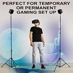 Skywin VR Tripod Stand Compatible with SteamVR Base Station 2.0 -for Sensor Stand, Base Station, and Oculus Rift Constellation (2 Stands)