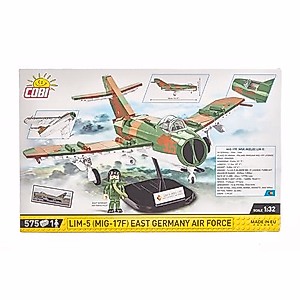 Cobi toys 588 Pcs Cold War /5825/ Mig-17F (LIM-5) East Germany Air Force