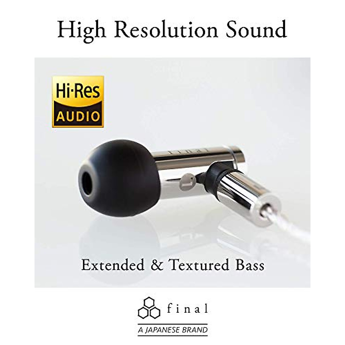 Final E5000 High Resolution Sound Isolating In-Ear Headphones Earphones