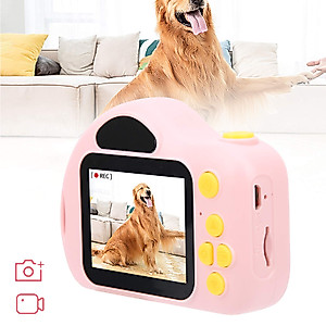 Digital Camera Toy, Plastic Kid Camera Toy, Camera Toy, 1200W for Boys & Girls with Stickers Portable Kids