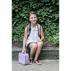 Wildkin Kids Insulated Lunch Box Bag for Boys & Girls, Reusable Kids Lunch Box is Perfect for Early Elementary Daycare School Travel, Ideal for Hot or Cold Snacks & Bento Boxes (Bengal Orange)