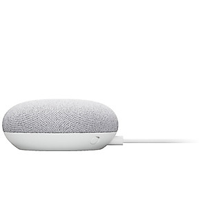 Google Nest Mini 2nd Generation Smart Speaker with Google Assistant - Chalk (Renewed)