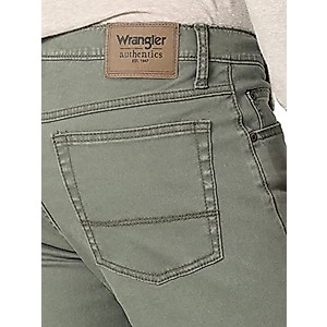 Wrangler Authentics Men's Slim Fit Straight Leg Jean, Spruce, 32W x 30W