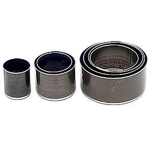 DGOL 7 Sizes Big Size 20mm - 50mm Round Hole Punch Leather Rubber Fiber Silicone Hollow Cutter Die Punching Tool kit