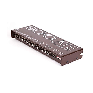 CIOKS CIOKOLATE 9V / 12V / 15V / 16V / 24V AC DC Universal Power Supply with 12 Isolated Sections and 24 Flex Cables for Effect Pedals - Compatible with Temple Audio and Pedaltrain Pedalboards