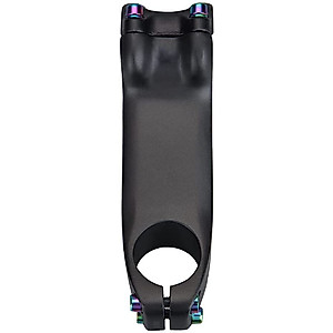 ZECHAO 6/17 Degree Mountain Bike Stem,31.8mm Adjustable Handlebar Stem Riser Bike Handlebar CNC Aluminum Alloy Ultra-Light Riser for Most Bike Bike Stem (Color : 6 Degrees, Size : 80mm)