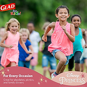 Glad for Kids Disney Princess “Magic is in All of US” 6 Oz Paper Snack Bowls, 20 Count | Disney Princess Paper Snack Bowls for Everyday Use, Kids Snack Bowls | Kid-Friendly