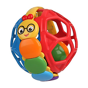 Baby Einstein Bendy Ball Rattle Toy, Ages 3 months +