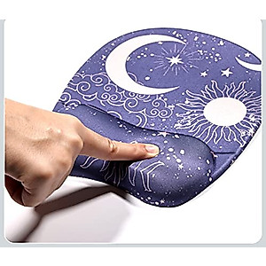 Mouse Pads with Silicone Gel Wrist Rest Gaming Mousepads 2 Way Skin,Anime Mouse Pad with Wrist Support