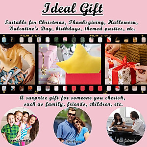 zhidiloveyou 17.7" Star Pillow Yellow Stuffed Star Shaped Plush Hug Pillow Decor Toys for Kids