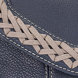 Braided Boho Crossbody - Charming Charms Daisy+HOPE - Navy